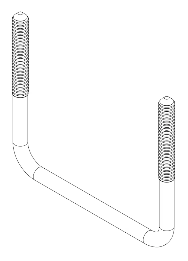 Thule Easy Snap U-bolt only - single (For Evolution boxes)